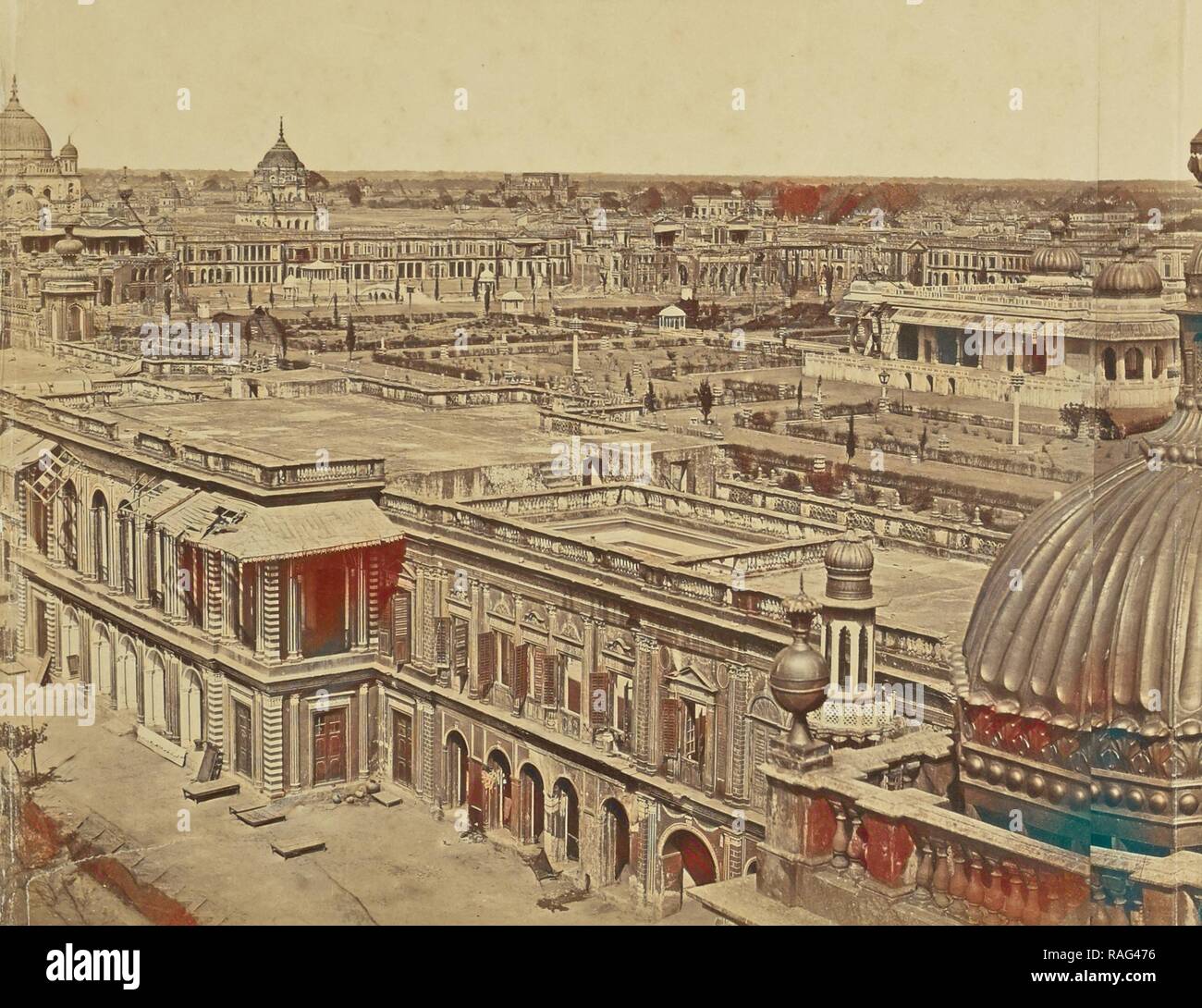 Panorama of Lucknow: View of Devastation Wrought by Lucknow Massacre ...