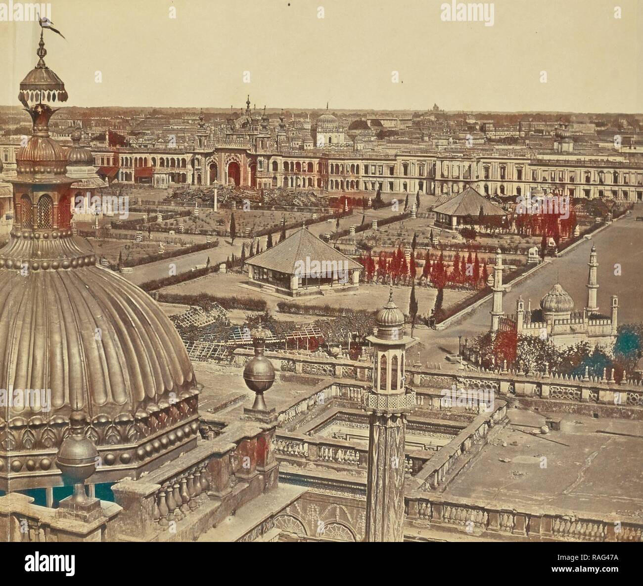 Panorama of Lucknow: View of Devastation Wrought by Lucknow Massacre ...