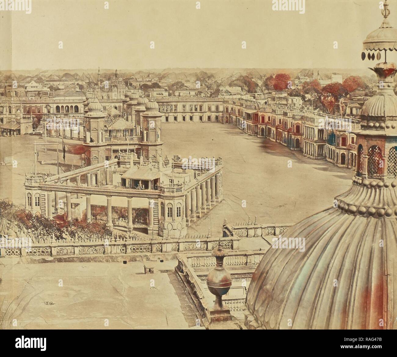 Panorama of Lucknow: View of Devastation Wrought by Lucknow Massacre ...