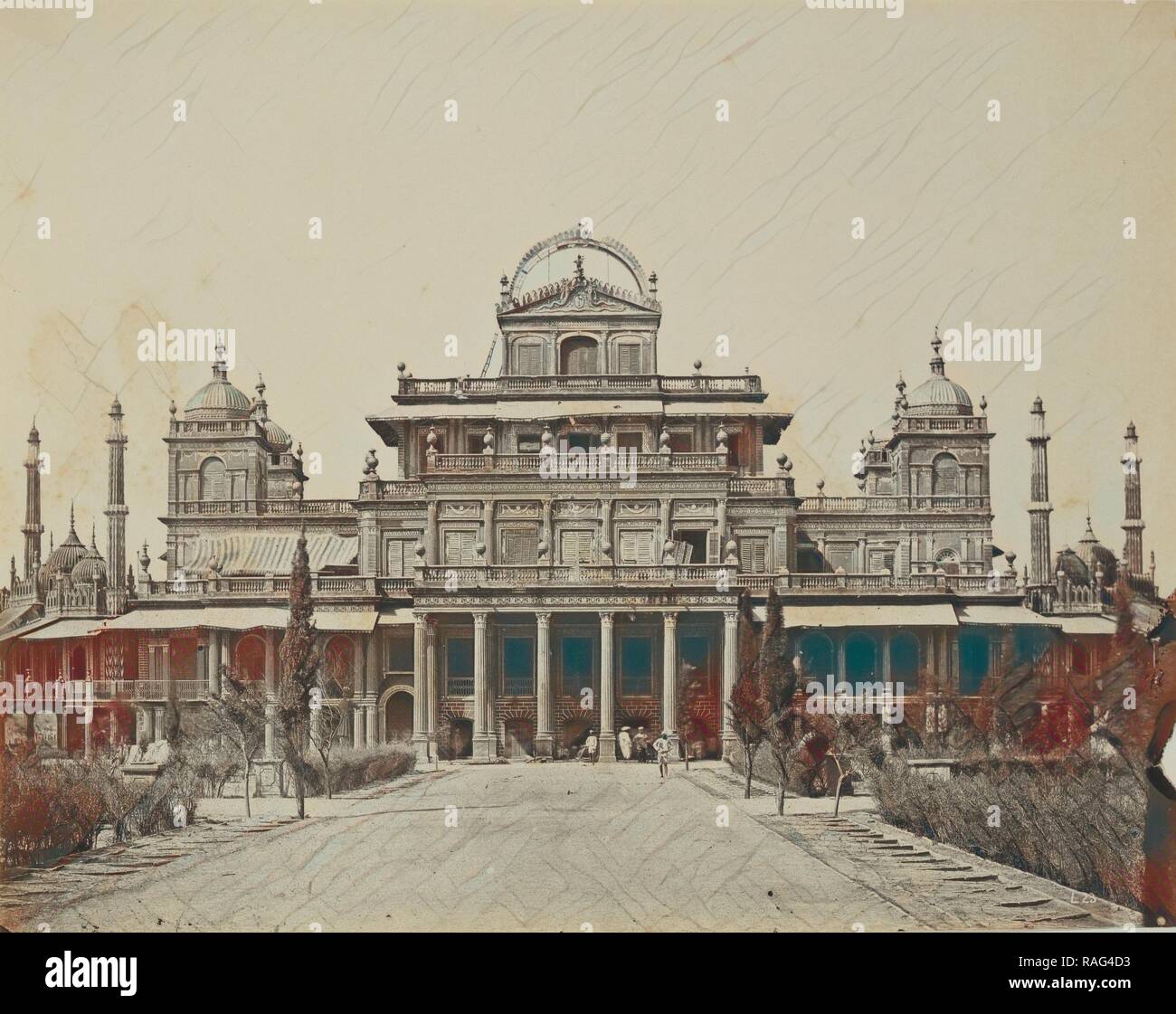 The King's Palace in the Kaiserbagh, Felice Beato (English, born Italy ...