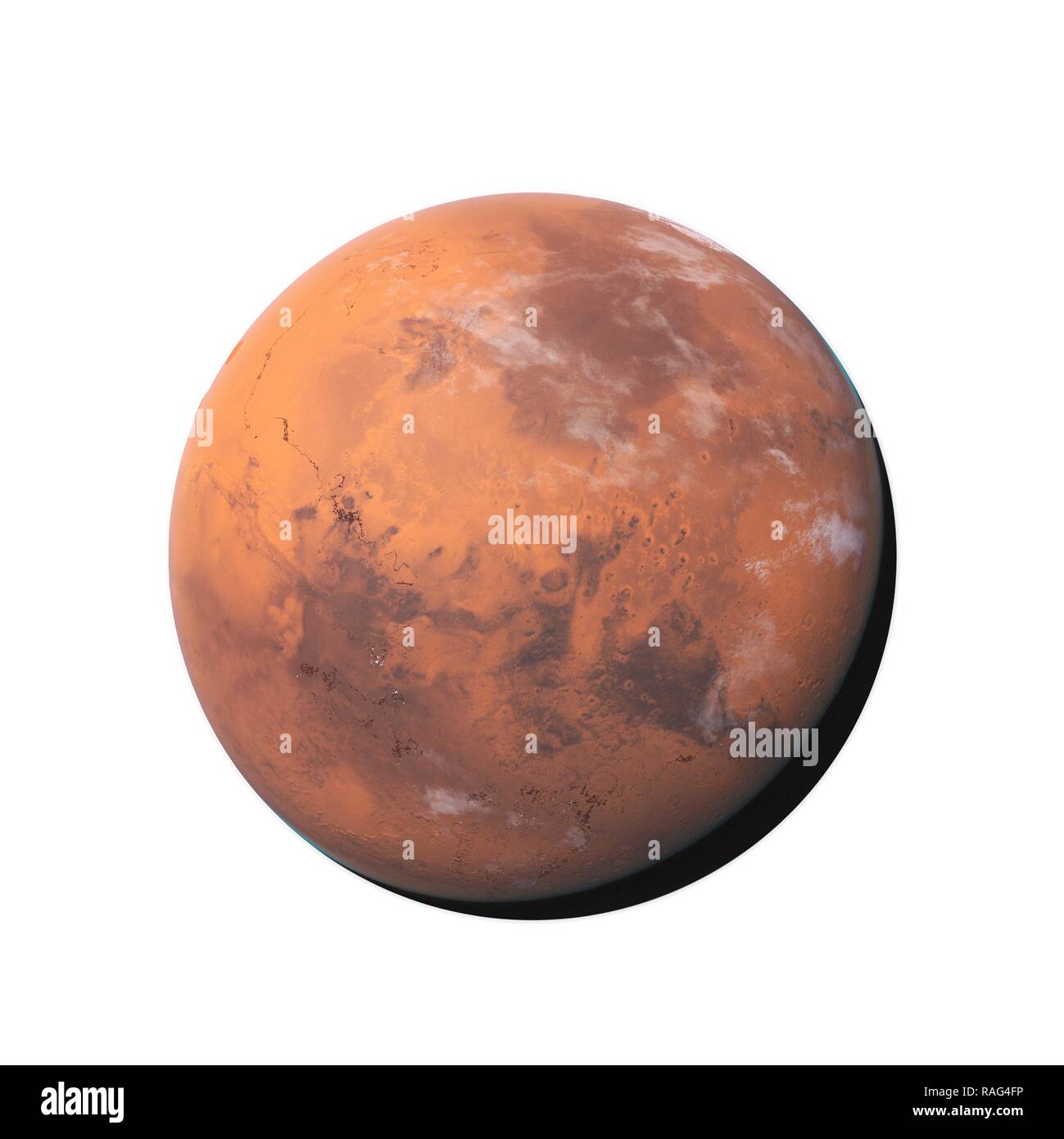 Illustration of Mars Stock Photo - Alamy