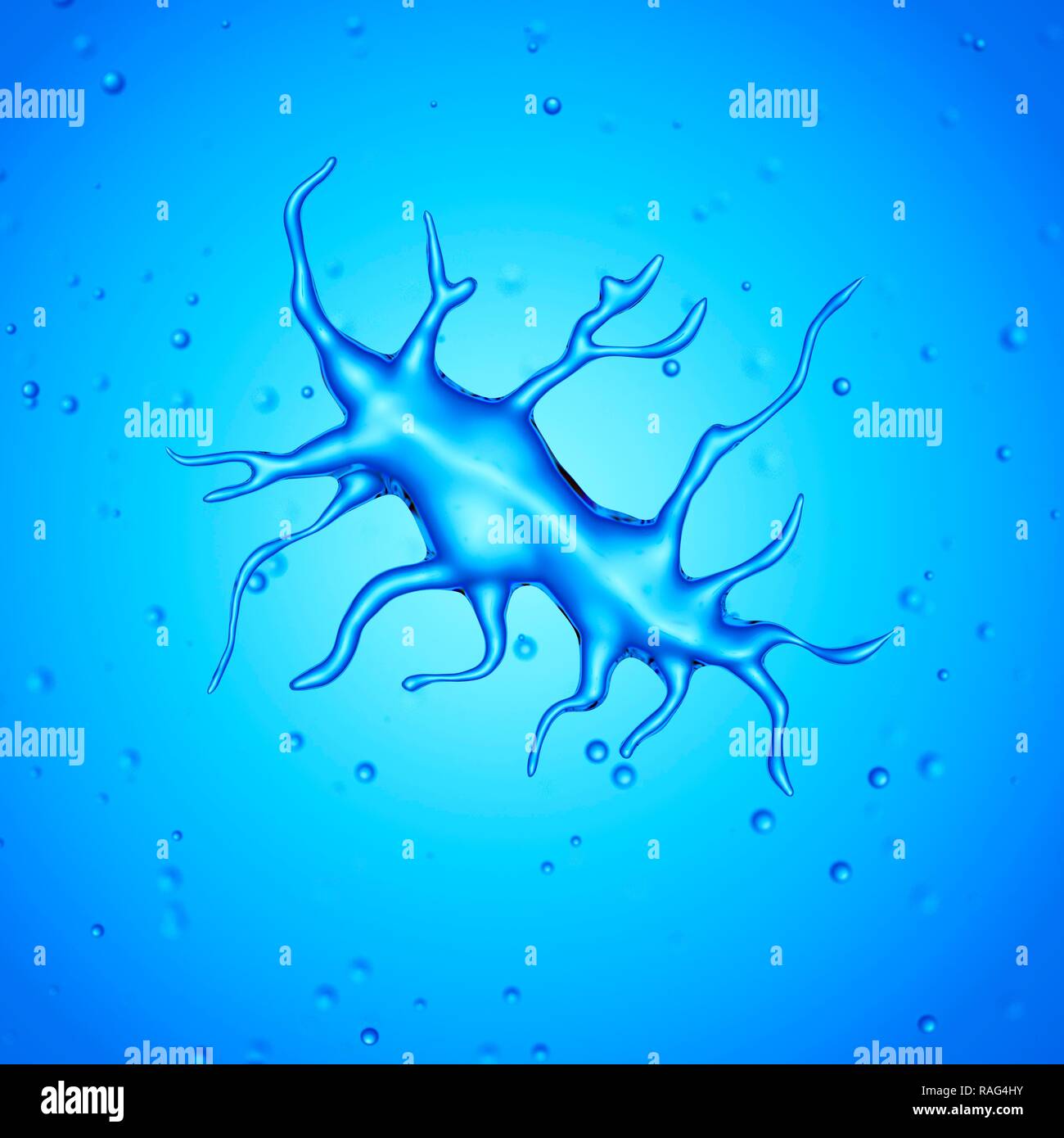 Illustration of a dendritic cell Stock Photo - Alamy