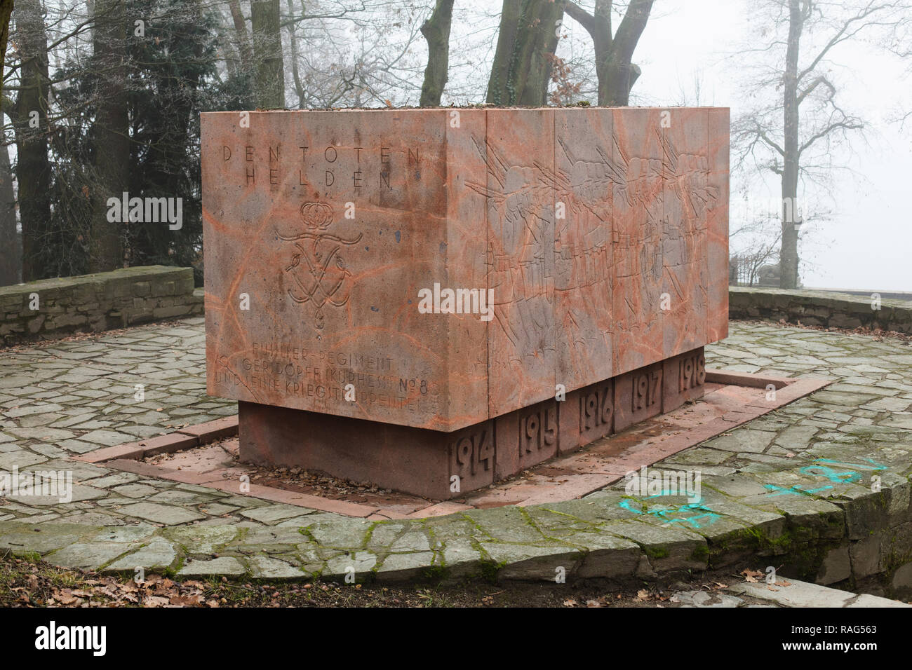 Memorial ww1 germany statue hi-res stock photography and images - Alamy