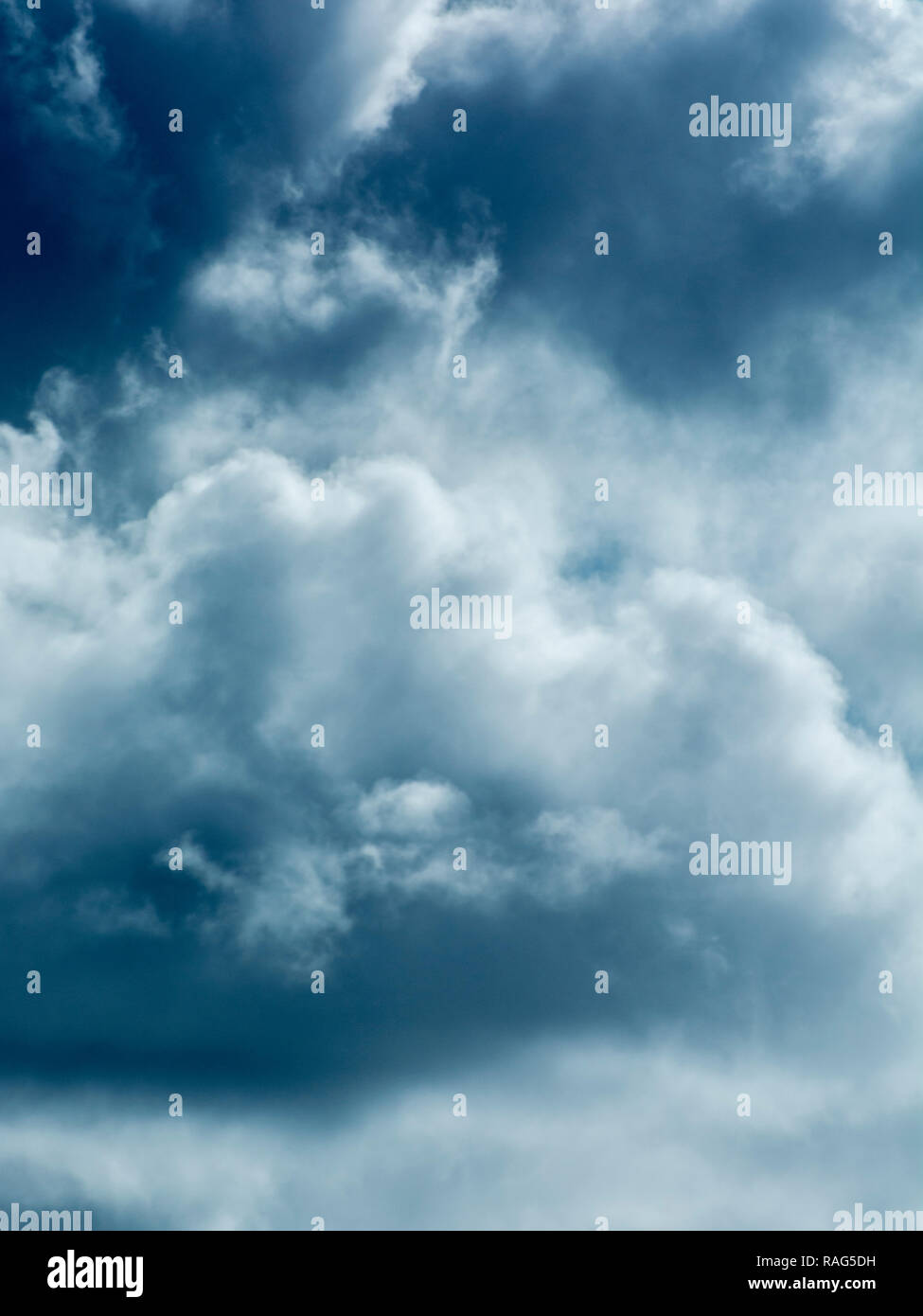 Stylised brooding and dark cloud formations (CT digitally altered to ...