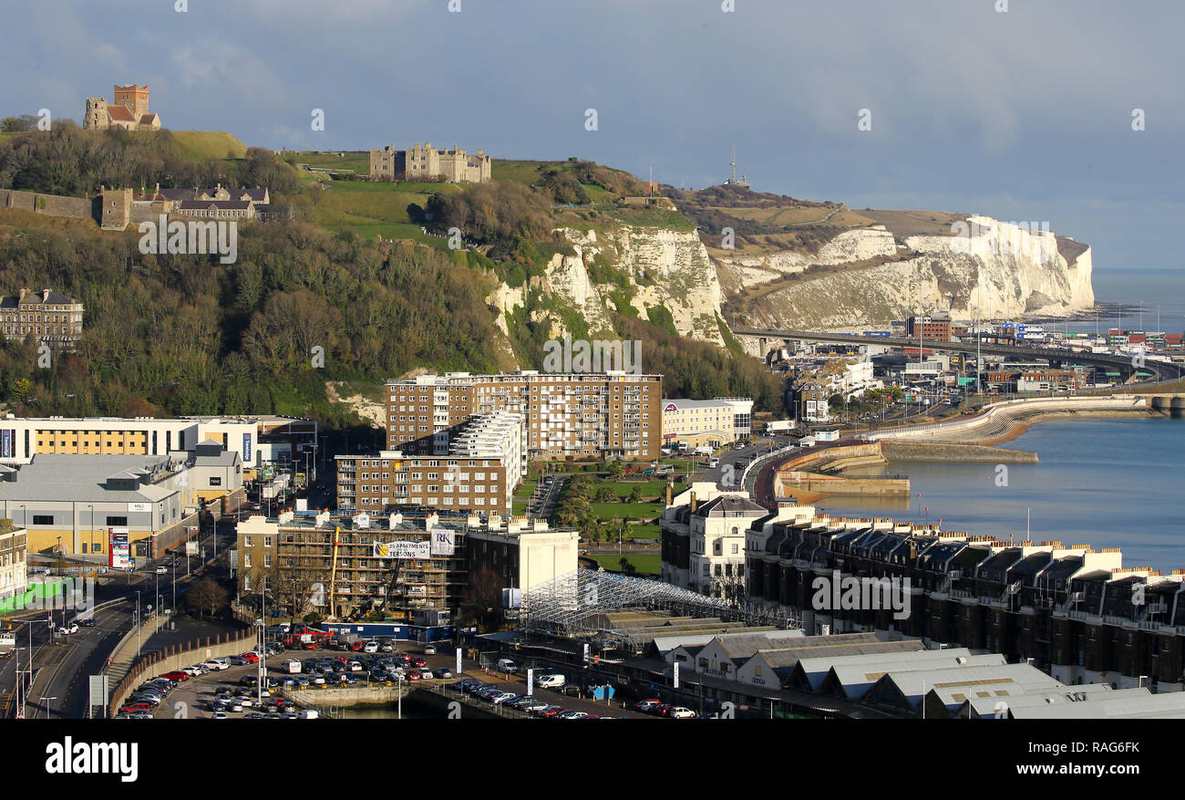 A view of Dover in Kent Stock Photo - Alamy
