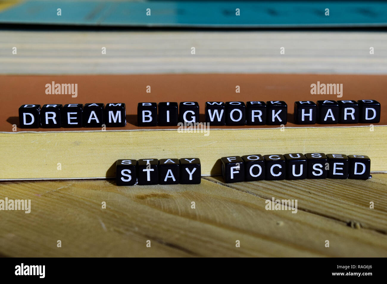 Work hard dream big motivational hi-res stock photography and images ...