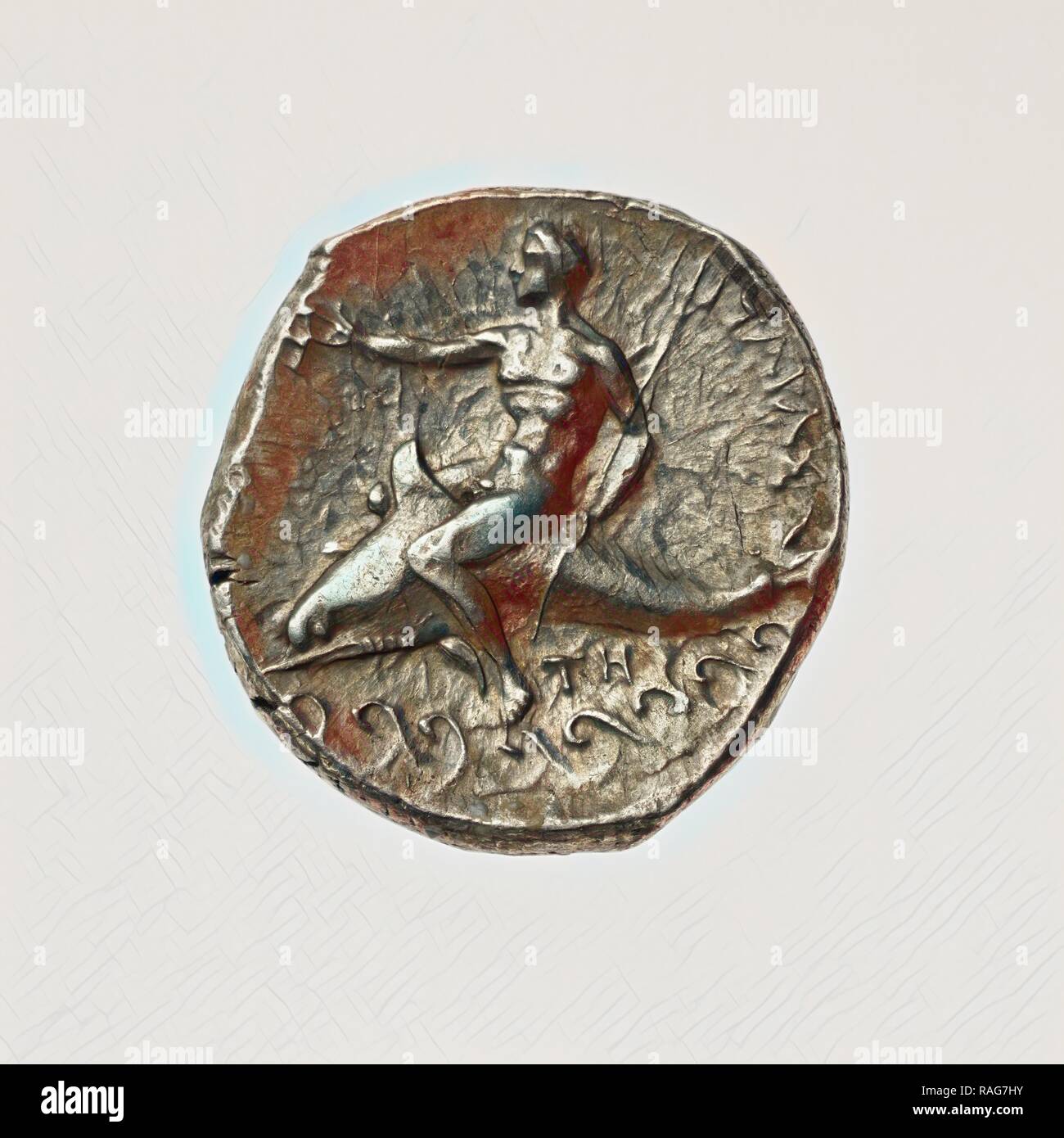 Stater, Taras, South Italy, 344–334 B.C, Silver, 2.5 cm, 0.0078 kg (1 ...