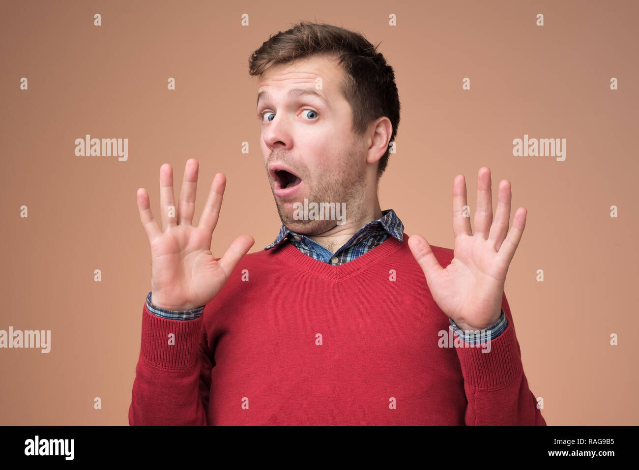 Refusal gesture hi-res stock photography and images - Alamy
