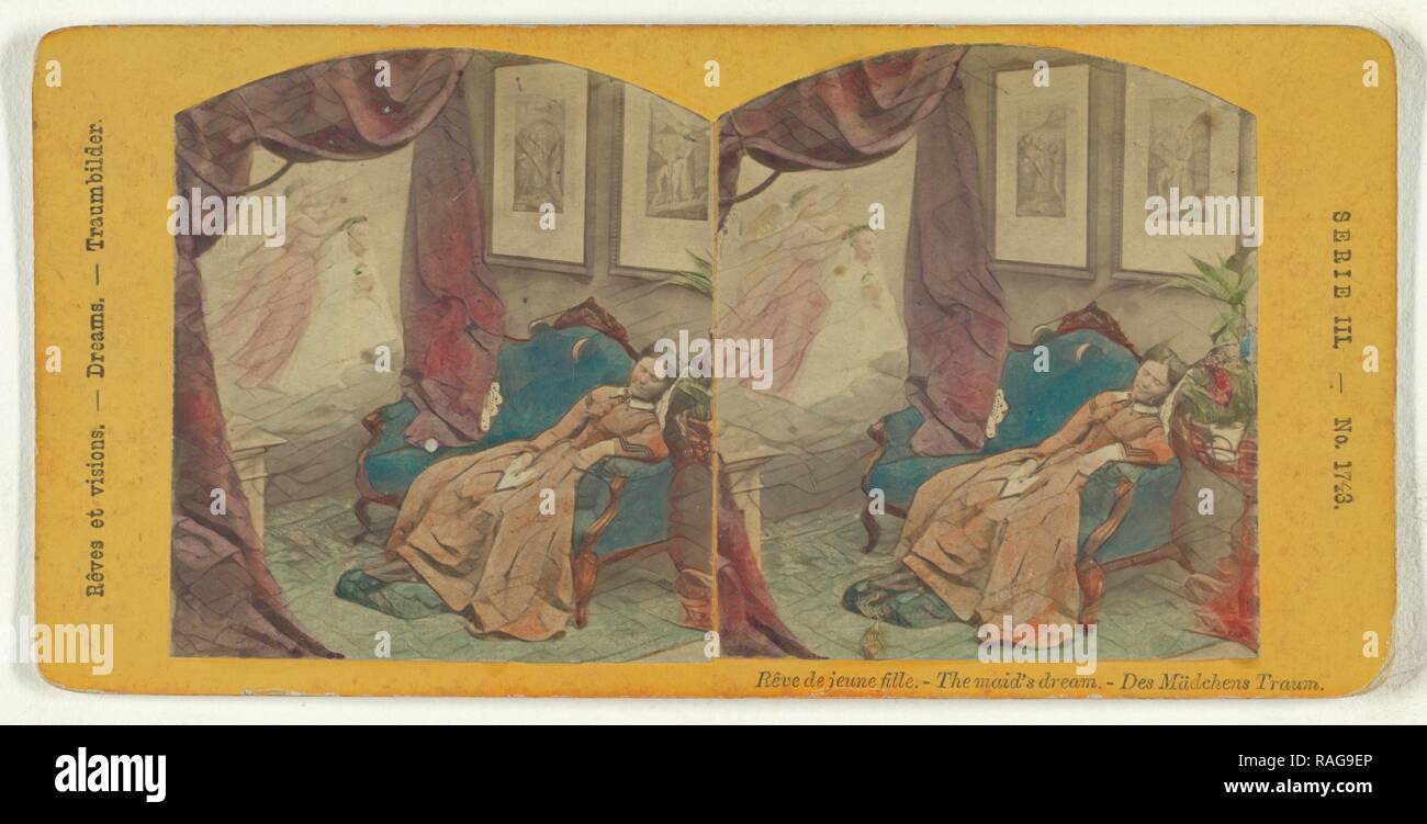 Reve de jeune fille. - The maid's dream. - Des Madchens Traum, about ...