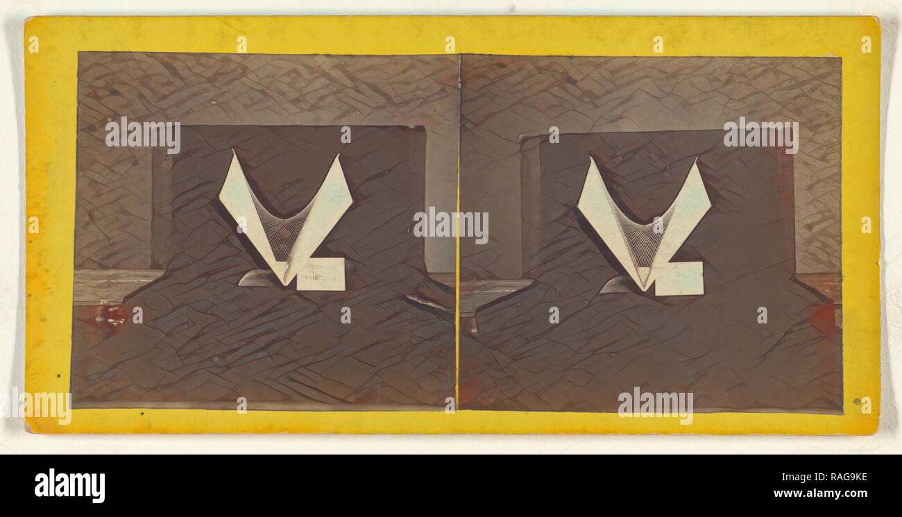 Model of a geometric shape, about 1860, Albumen silver print ...