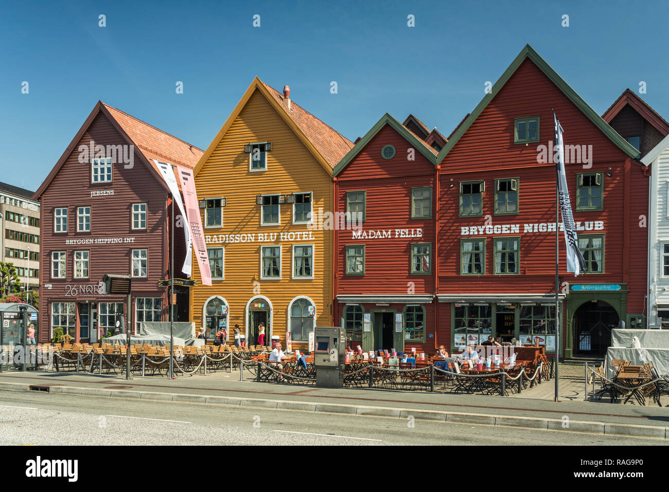 The wharf houses of Bryggen, are a series of Hanseatic commercial ...