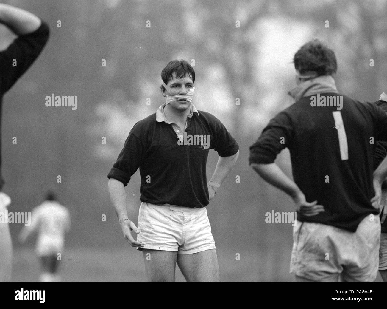 Twickenham London, United Kingdom. Rugby 1987 London Scottish vs ...