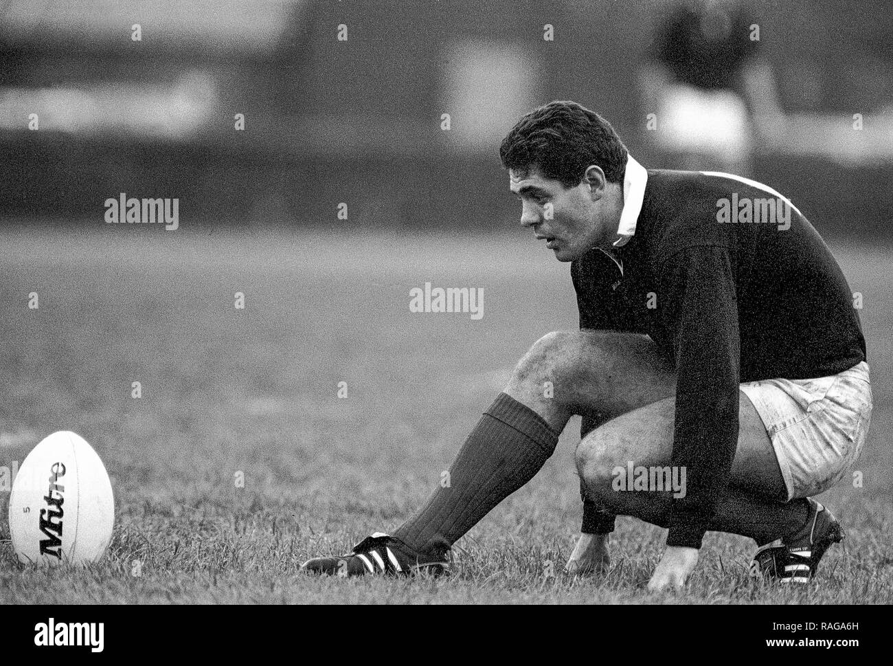 Gavin hastings rugby Black and White Stock Photos & Images - Alamy