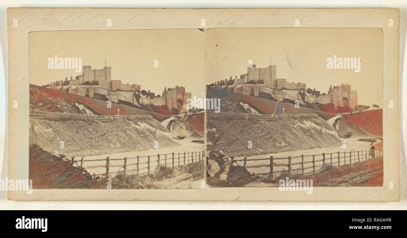 Dover Castle, British, about 1860, Albumen silver print. Reimagined by ...