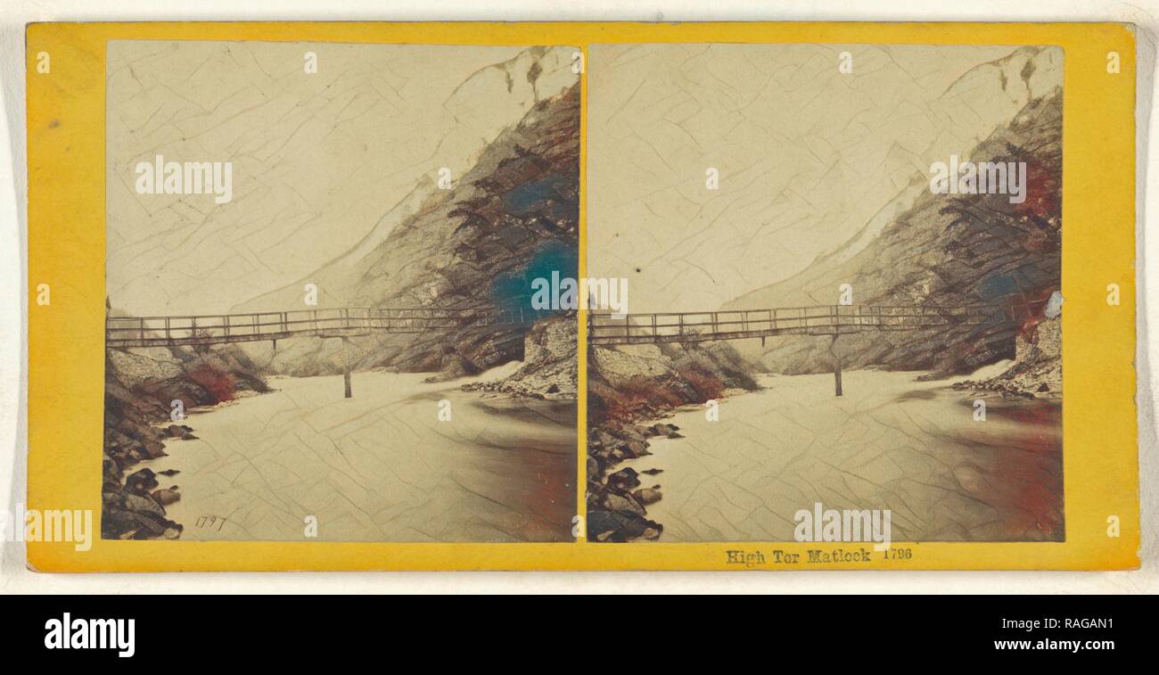 High Tor Matlock, British, about 1860, Albumen silver print. Reimagined ...