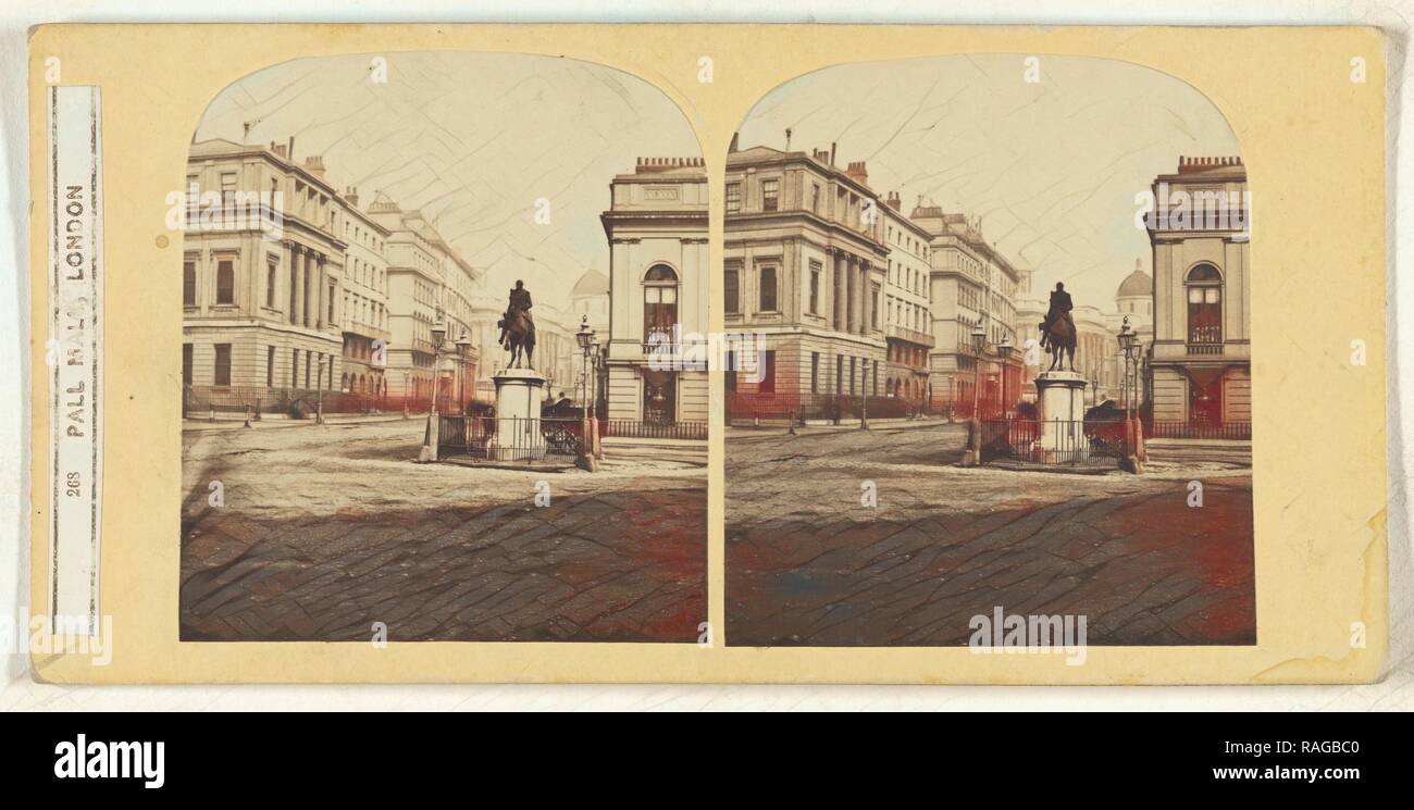 Pall Mall, London, British, about 1860, Albumen silver print ...