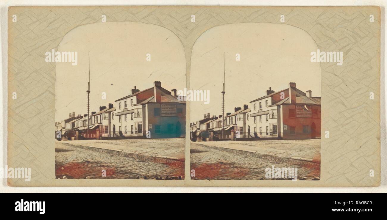 Scarisbrick Arms, Lord Street, Southport, British, about 1865, Albumen ...