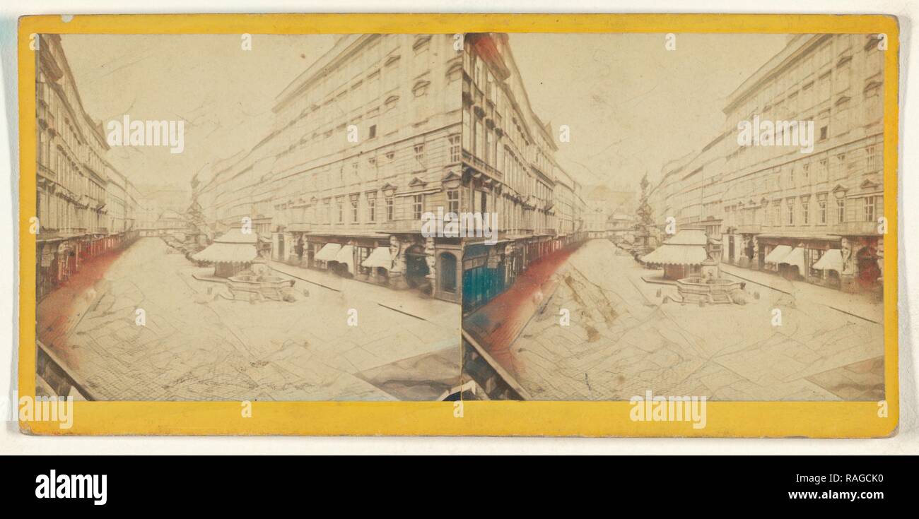 Wien, Graben., Austrian, about 1870, Albumen silver print. Reimagined ...