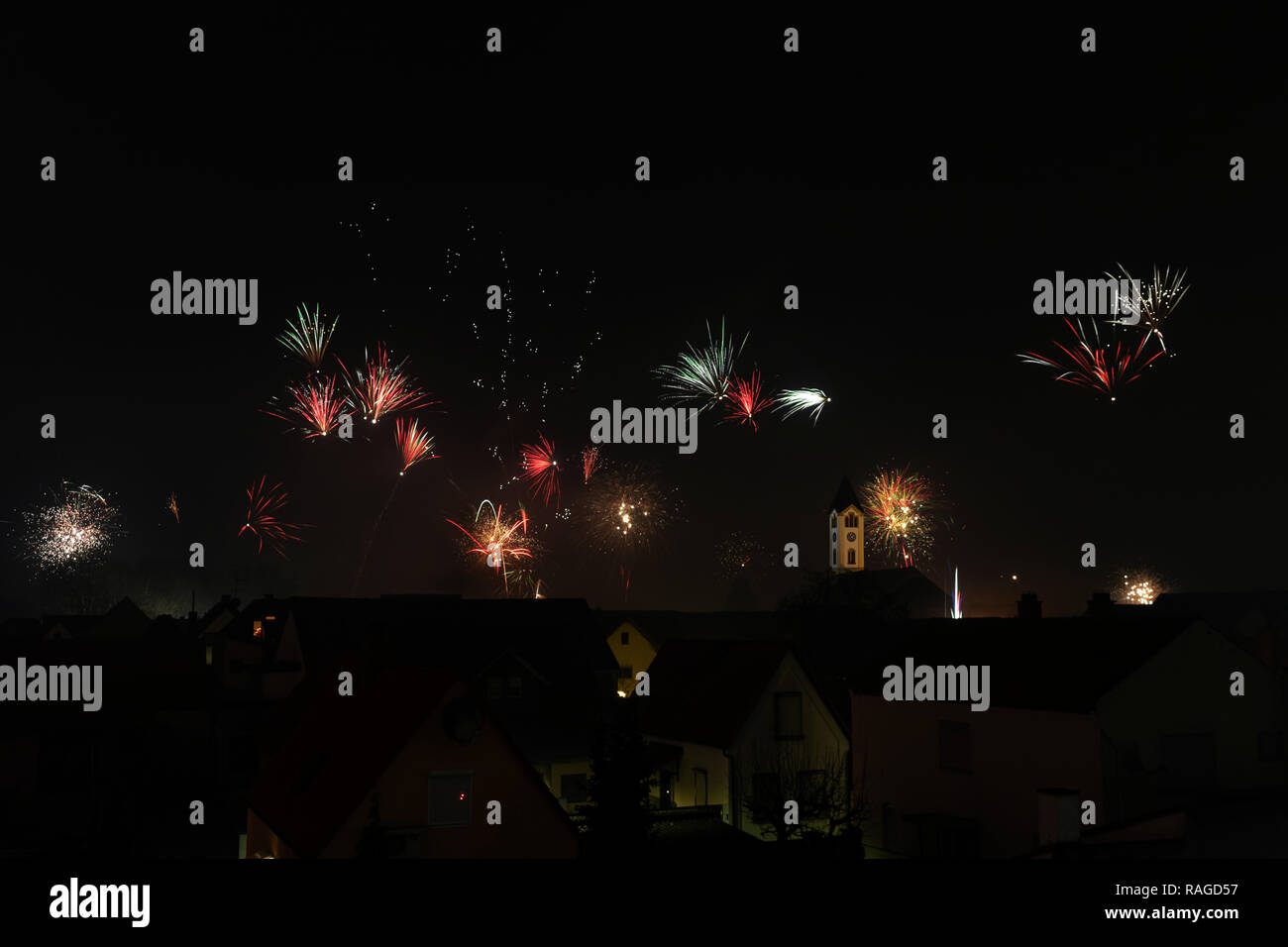 Beautiful big firework explosion hi-res stock photography and images ...