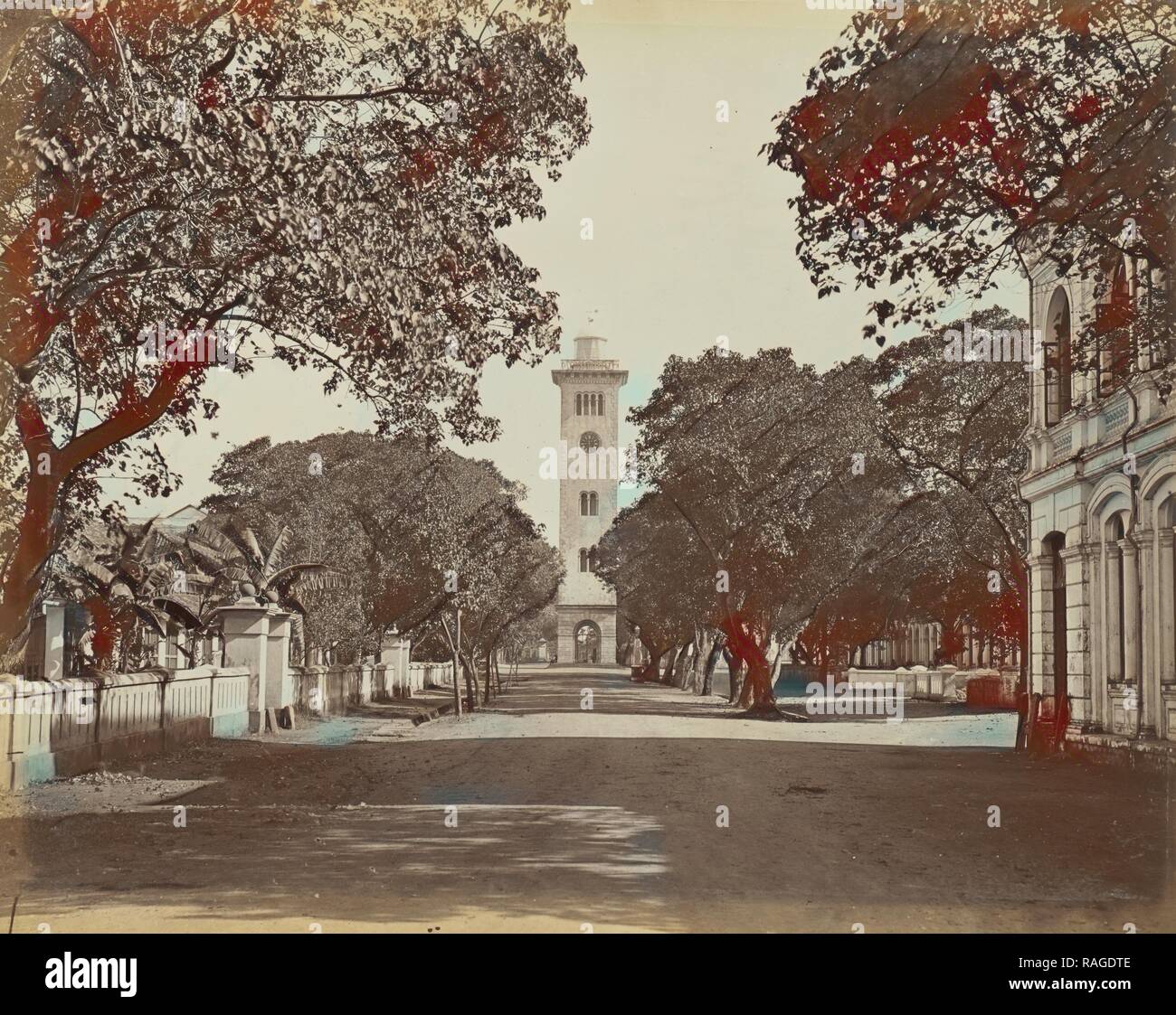 Fort, Colombo, Colombo, Ceylon, 1870s - 1890s, Albumen silver print ...