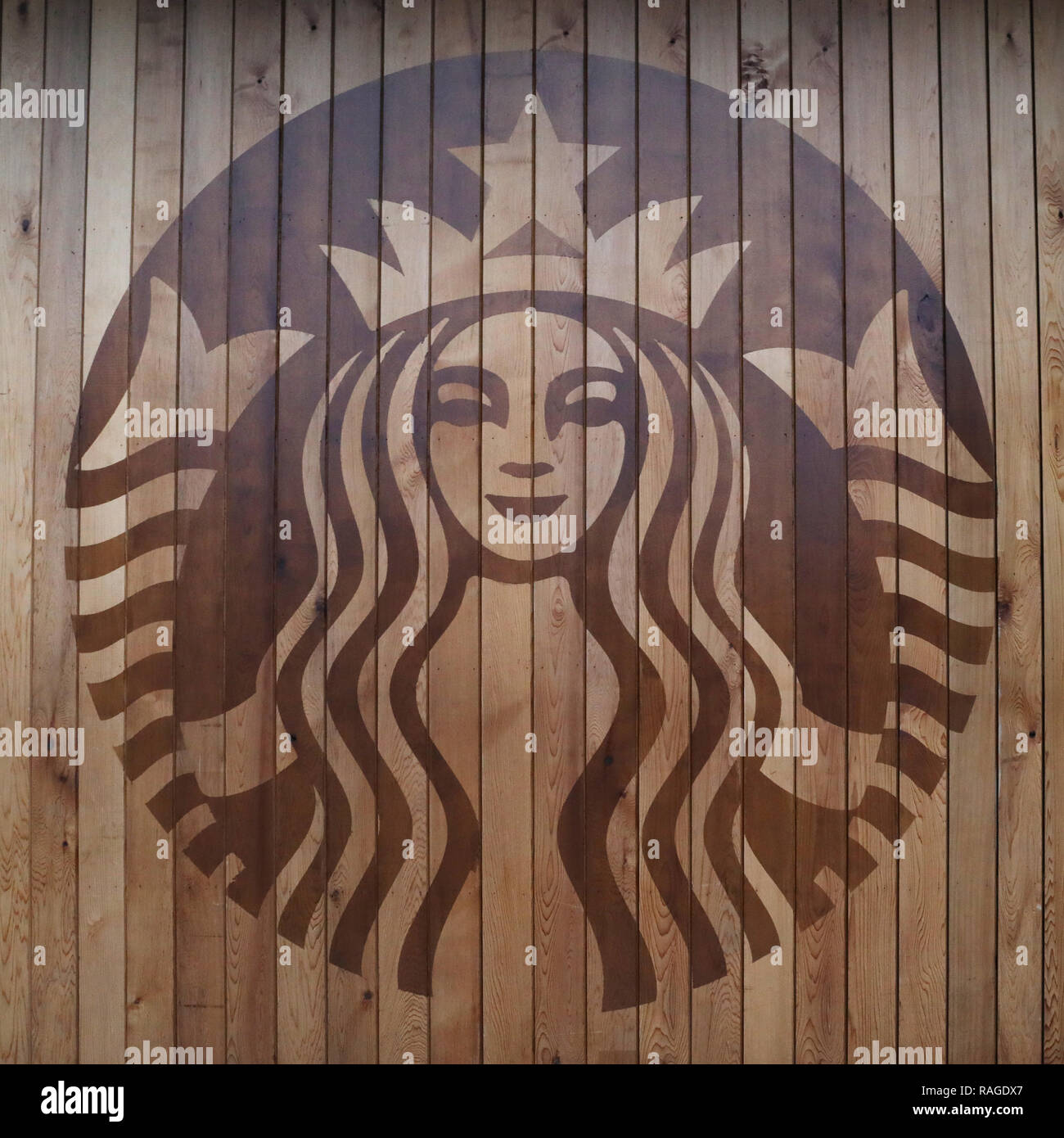 Logo Starbucks Corporation Stock Photo - Alamy