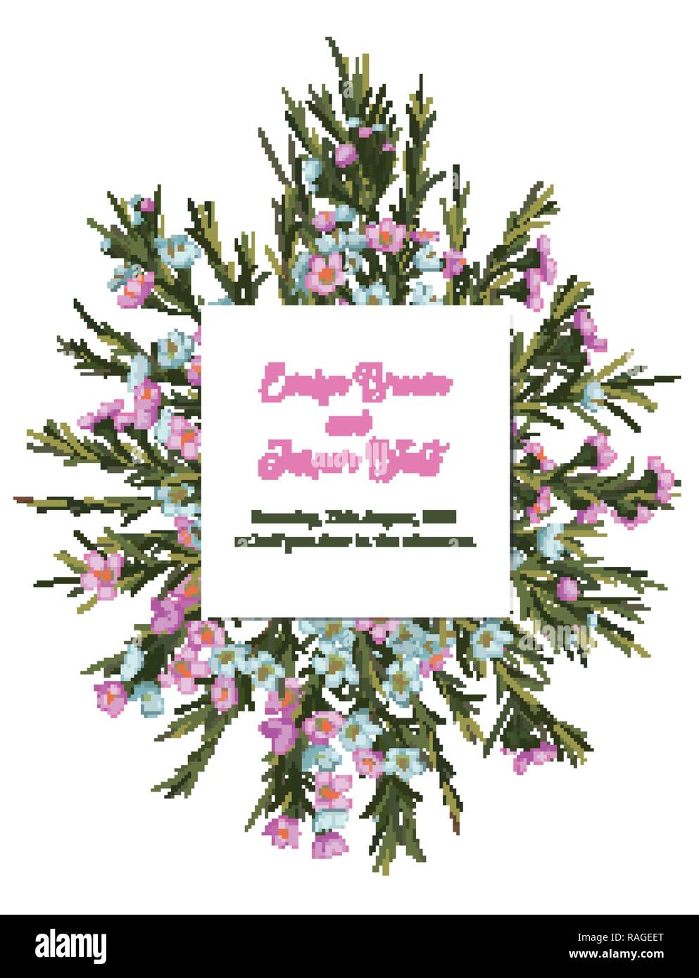 Vintage floral background australian Stock Vector Images - Alamy