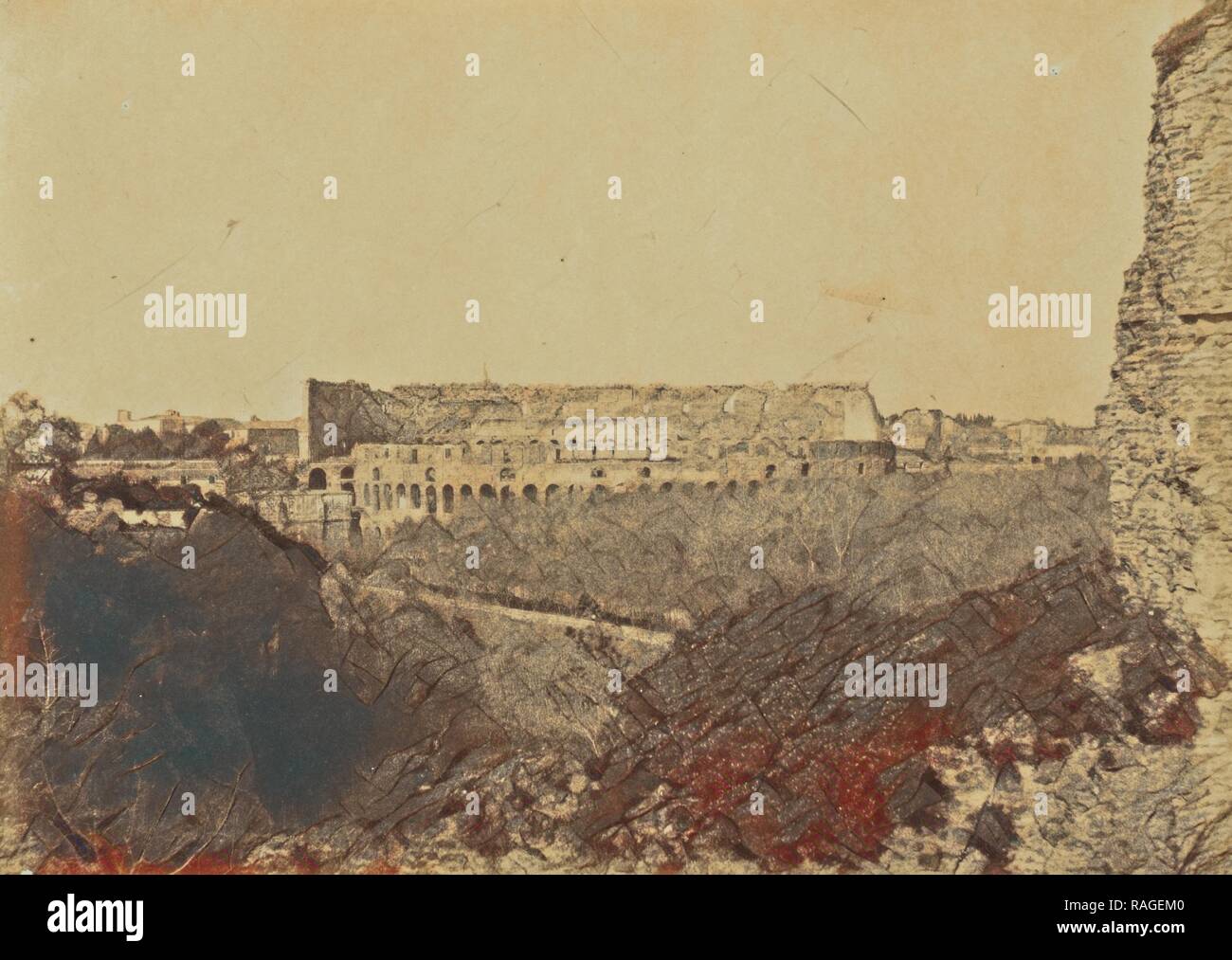 Colosseum from the Palace of Caesars, Rome, Mrs. Jane St. John (British ...