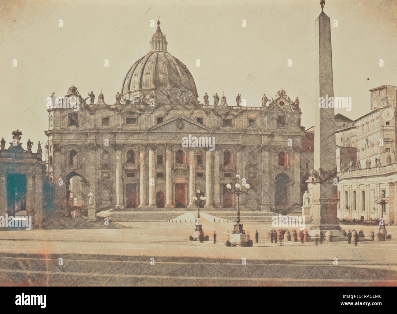 St Peters, Rome, Mrs. Jane St. John (British, 1803 - 1882), Rome, Italy ...