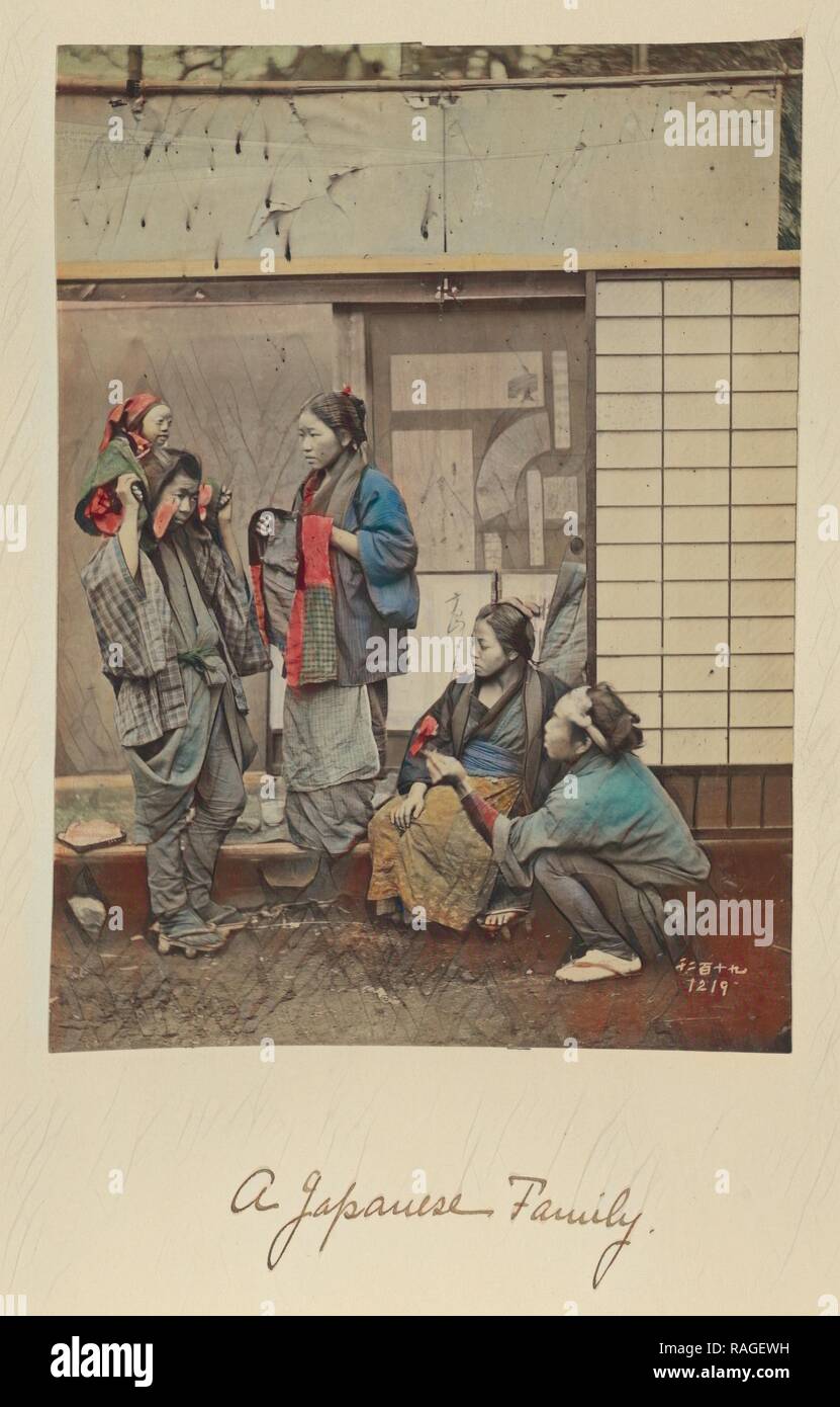 A Japanese Family, Shinichi Suzuki (Japanese, 1835 - 1919), Japan ...