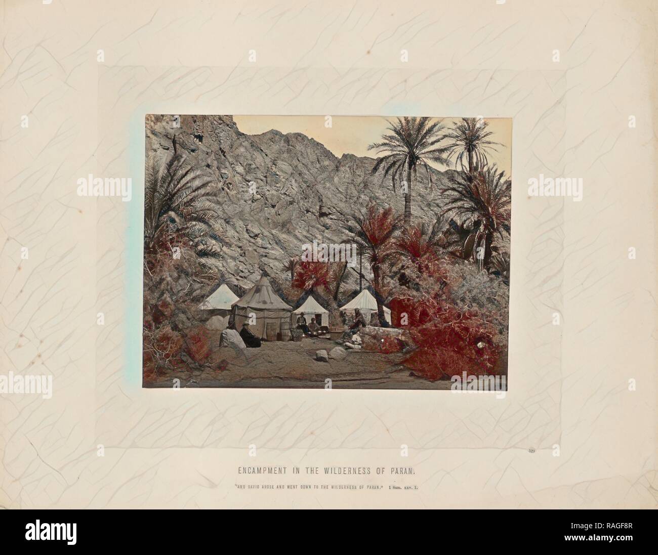 Encampment in the Wilderness of Paran, Francis Frith (English, 1822 ...