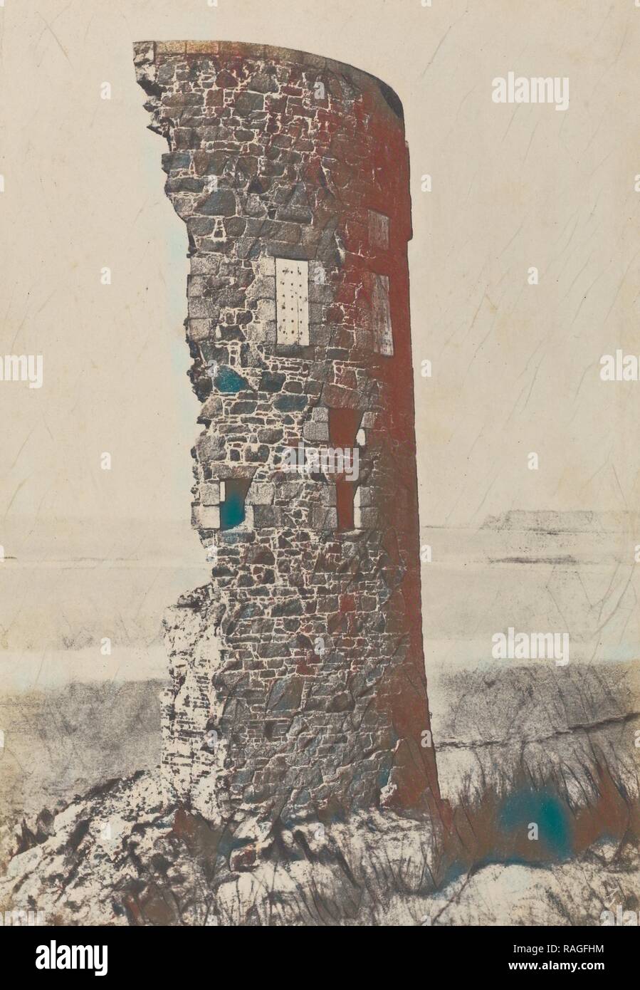 Tour en ruine, Thomas Sutton (British, 1819 - 1875), Louis Désiré ...