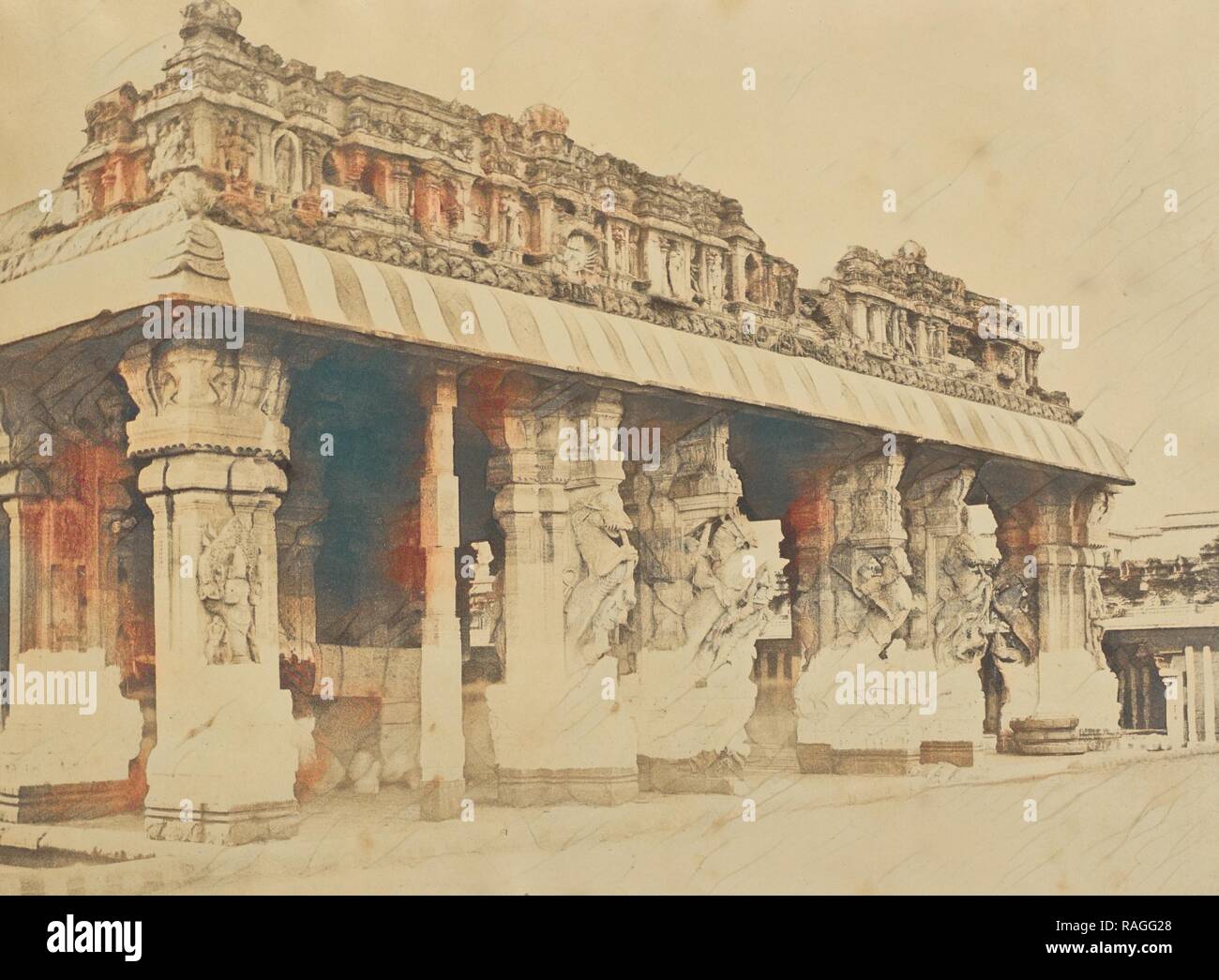 Madura. Trimul Naik's Choultry East Front, Capt. Linnaeus Tripe ...