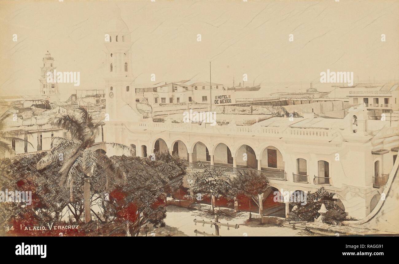 Palacio, Veracruz, Veracruz, Mexico, 1860s - 1880s, Albumen silver ...