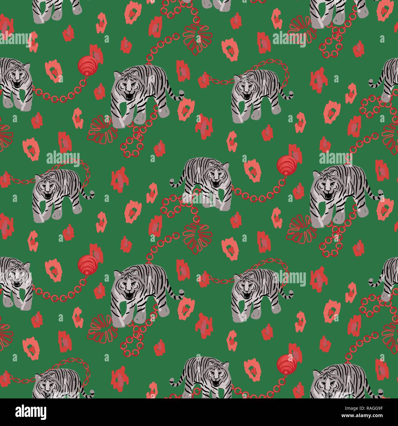 Metal tiger Stock Vector Images - Alamy