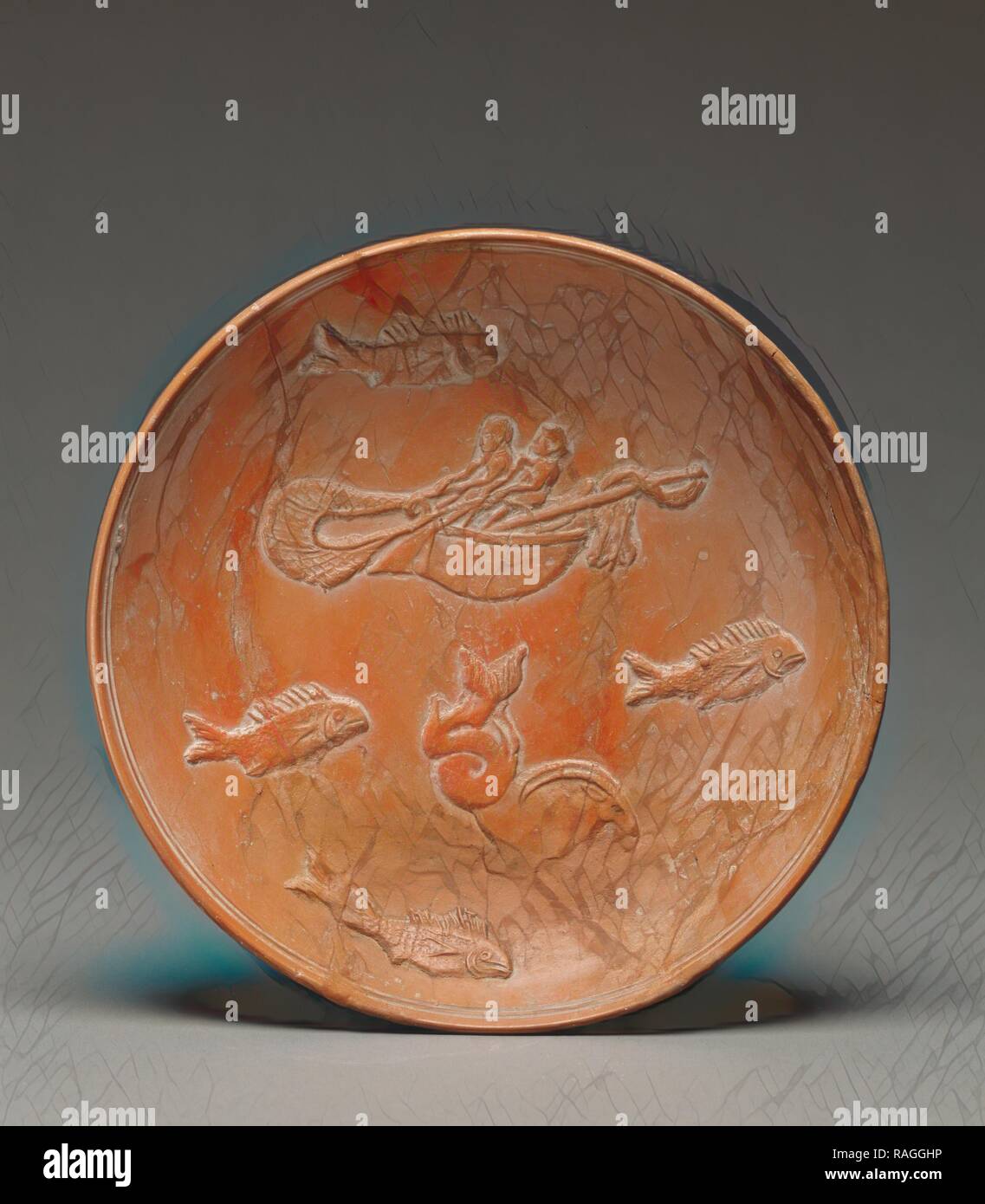 Red-Slip Bowl, North Africa, Tunisia, about 400, Terracotta, 17.8 cm (7 ...