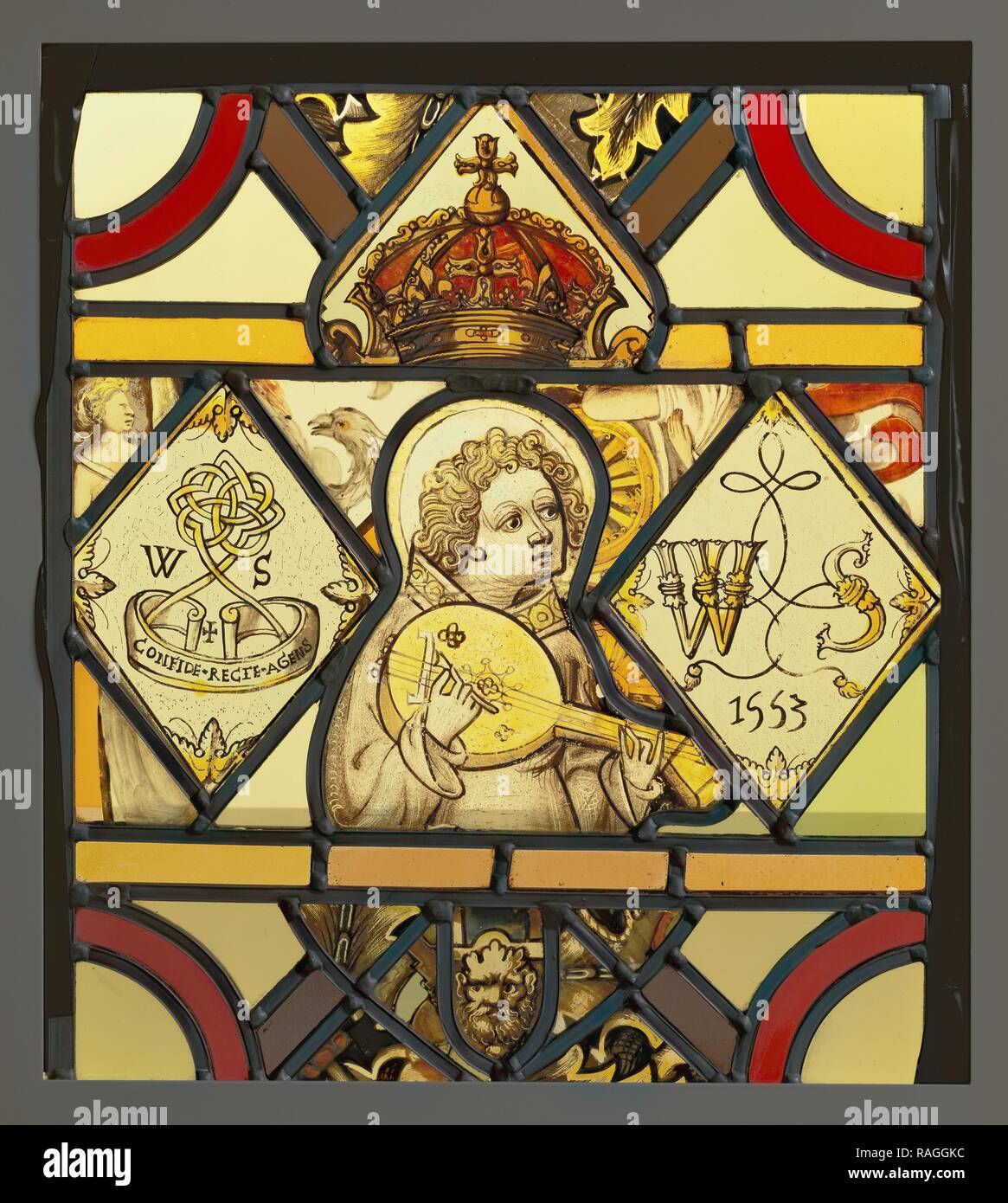 Angel playing a lute hi-res stock photography and images - Alamy