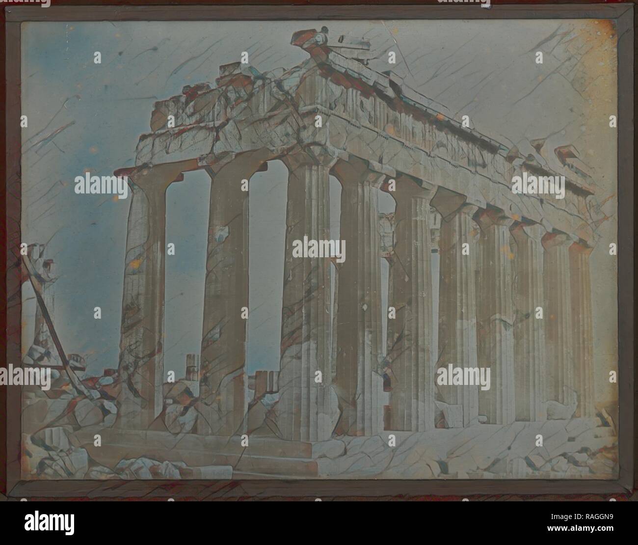 Facade and North Colonnade of the Parthenon on the Acropolis, Athens ...