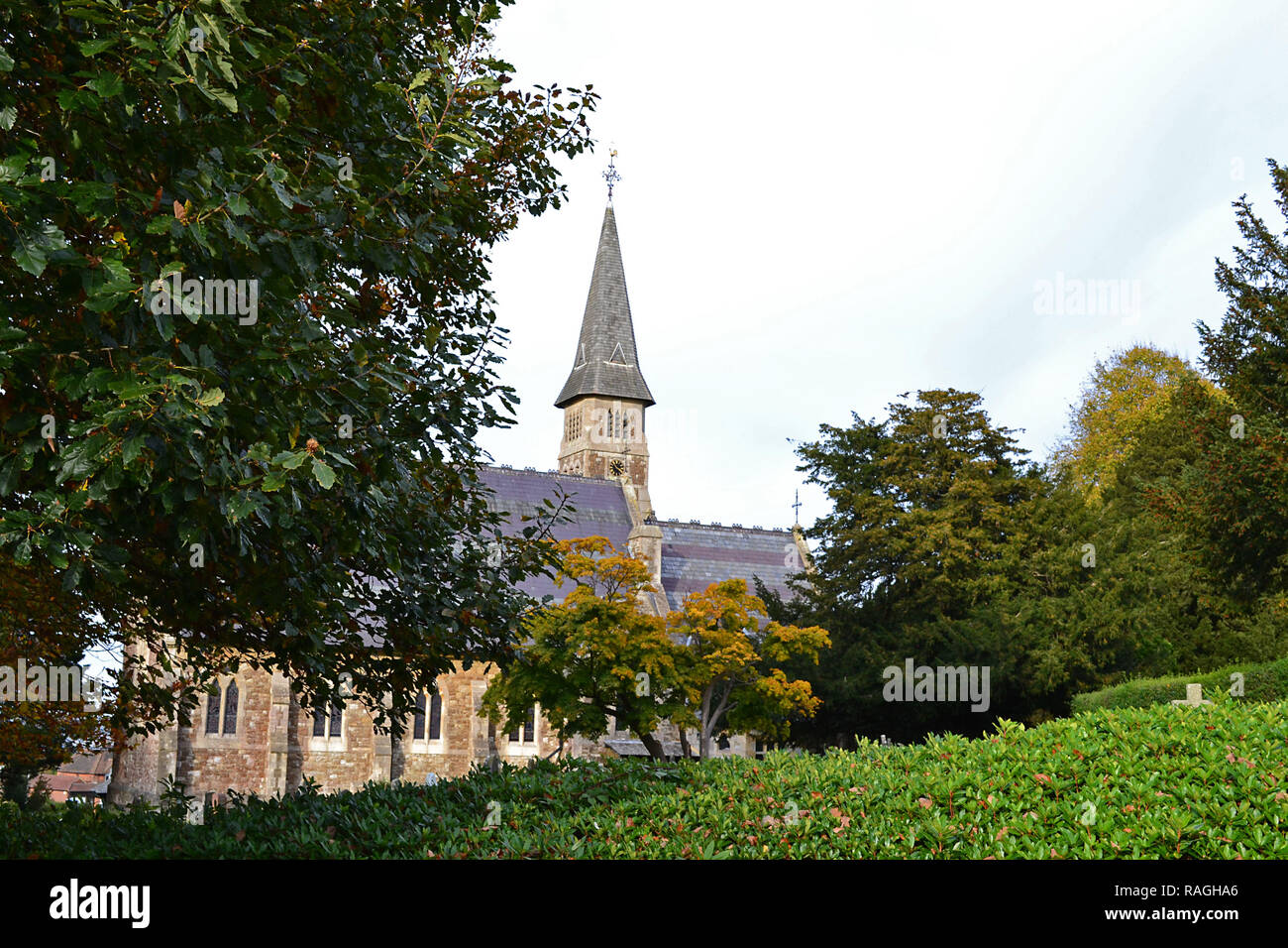 St Mary's Church, Ide Hill, the highest church in Kent at 216 metres ...
