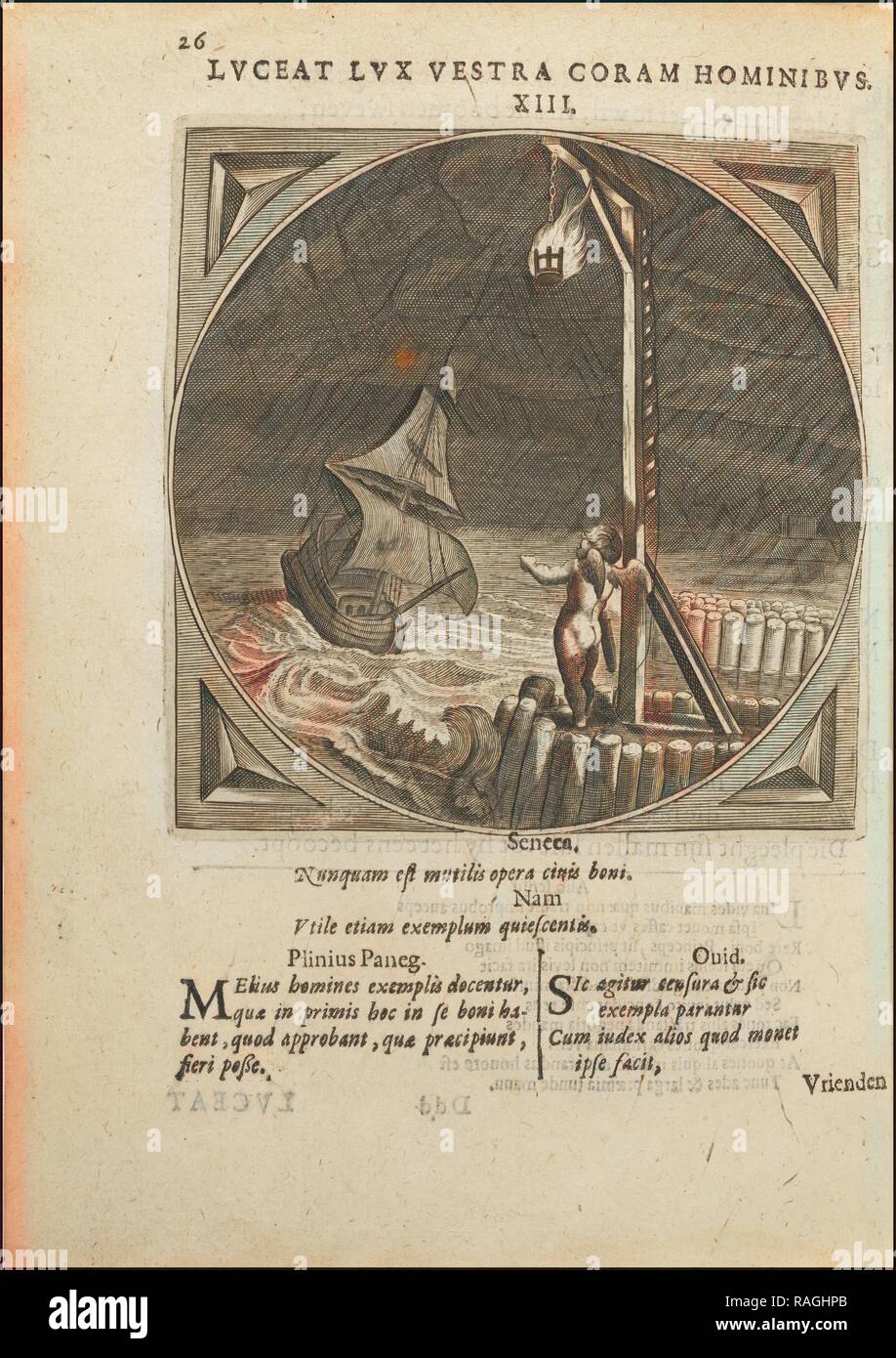 LVCEAT LVX VESRTA CORAM HOMINIBVS, Proteus, ofte, Minne-beelden ...