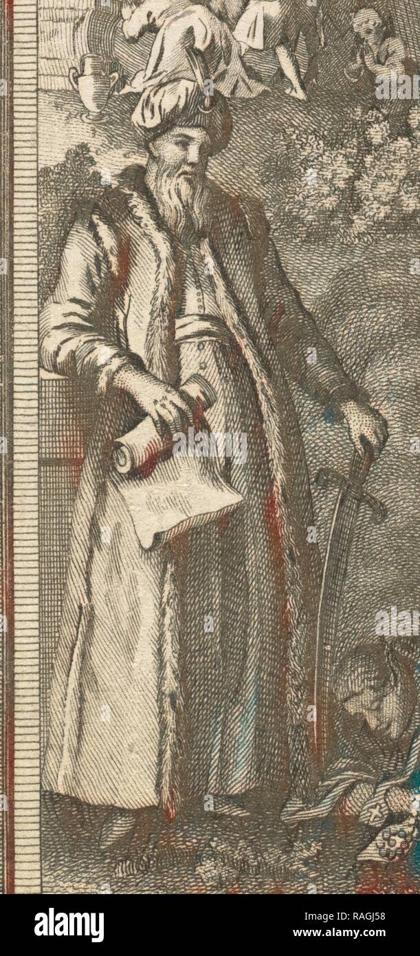 Detail of frontispiece, A new universal history of the religious rites ...