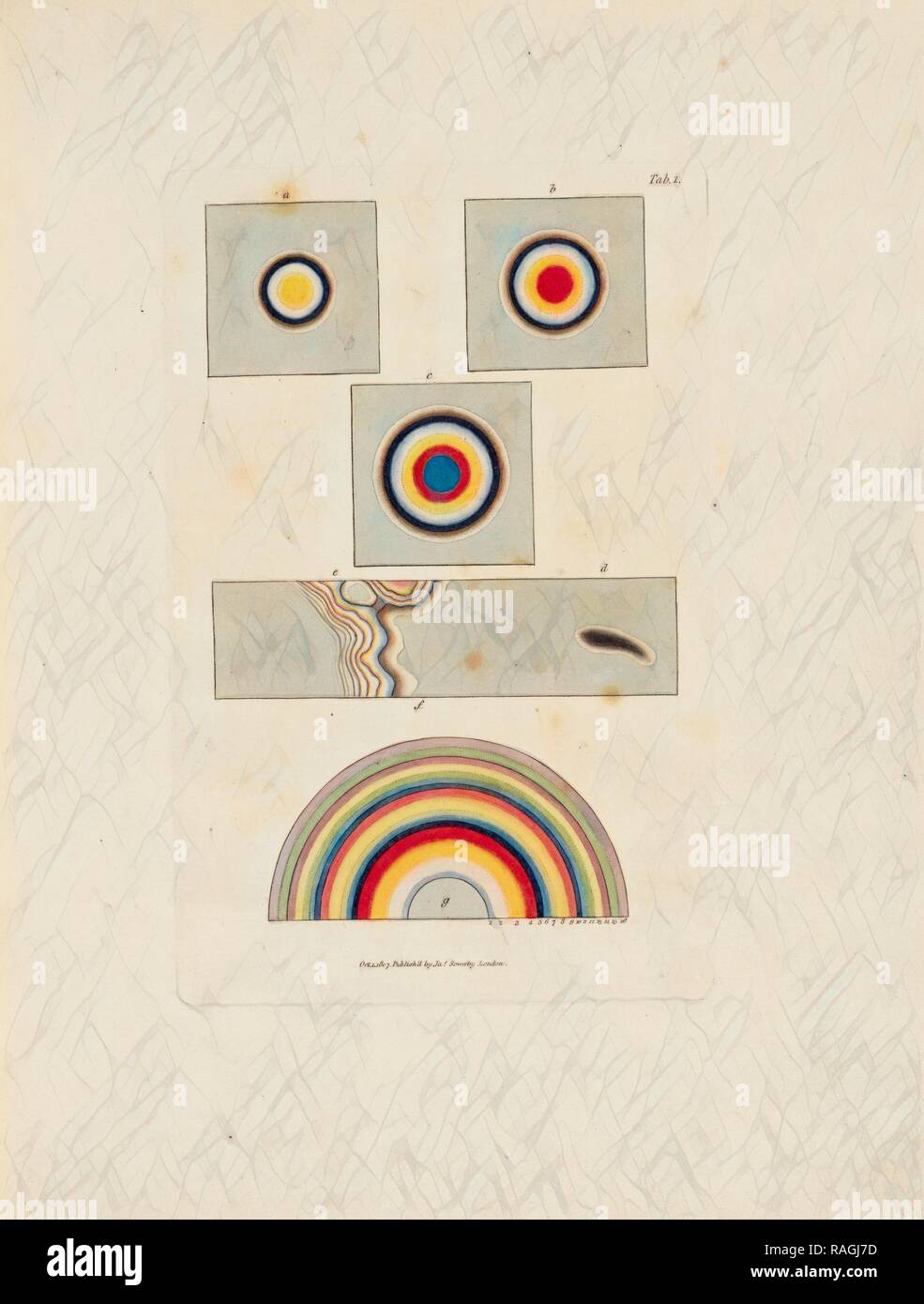 Tab. 1, A new elucidation of colours, original, prismatic, and material ...