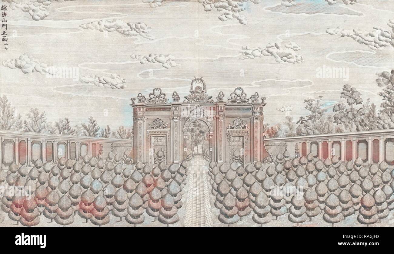Yuan Ming Yuan, engraving, 1783-1786, The set of twenty views of the ...