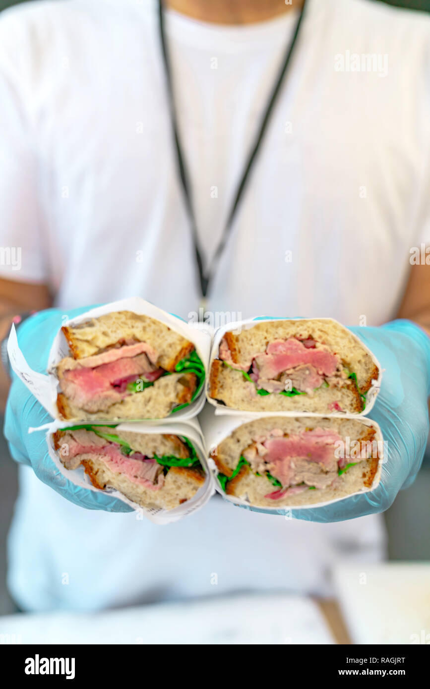 ready made sandwich Stock Photo - Alamy