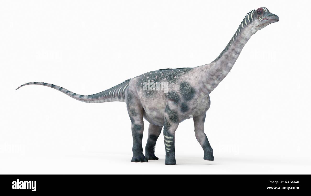 Illustration of a antarctosaurus Stock Photo - Alamy