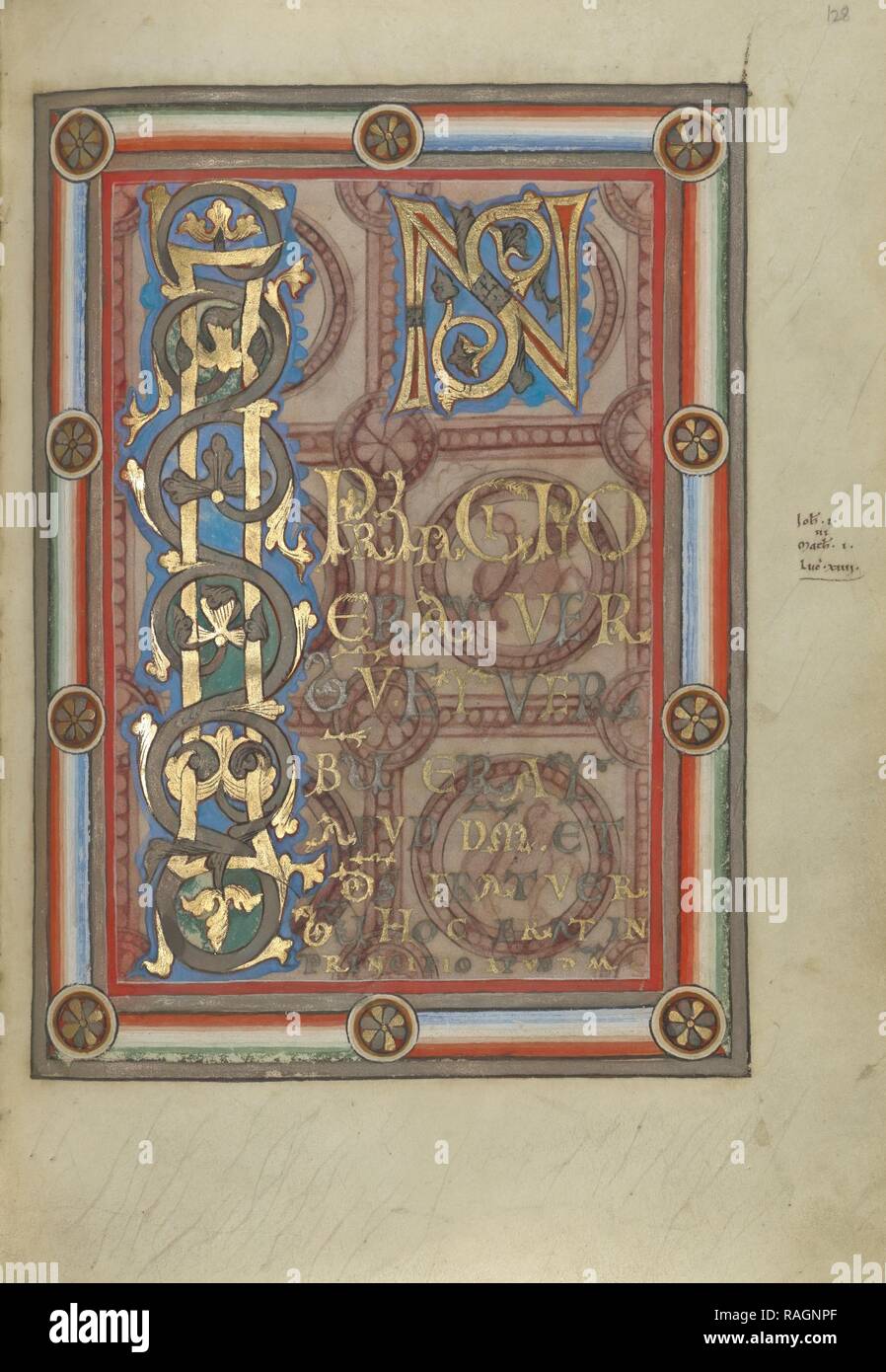 Decorated Incipit Page, Helmarshausen, Germany, about 1120 - 1140 ...