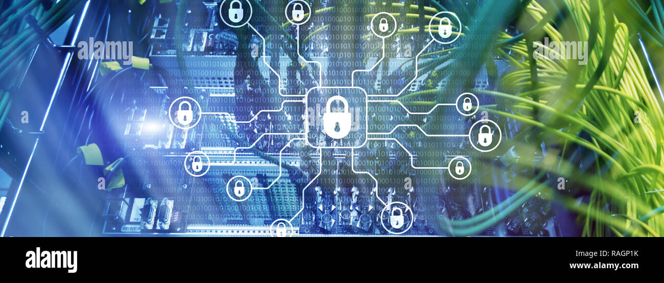 Cyber security, data protection, information privacy. Internet and ...