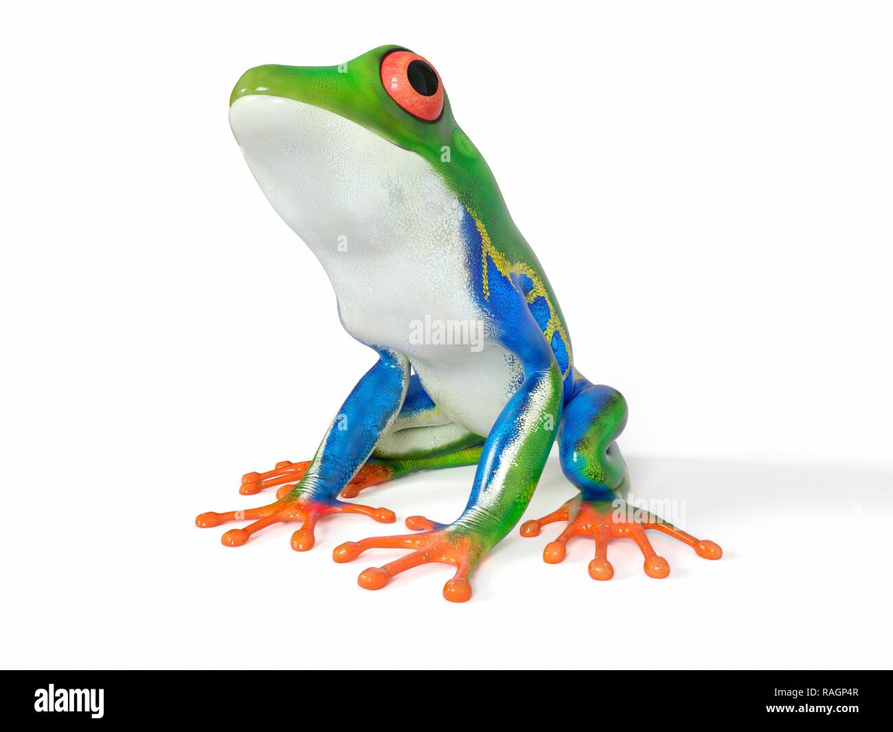 Frog artwork Cut Out Stock Images & Pictures - Alamy