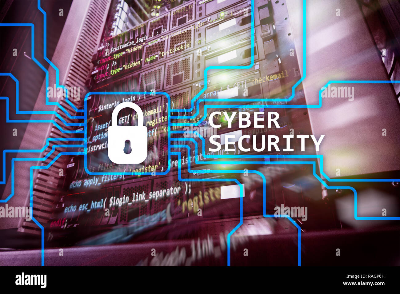 Cyber security, information privacy and data protection concept on ...