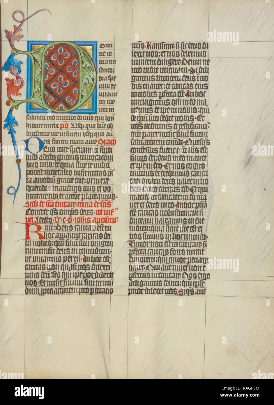 Decorated Initial D, Master Michael (Austrian, active about 1420 until ...