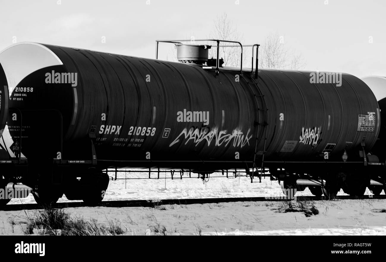 Calgary scenery Black and White Stock Photos & Images - Alamy
